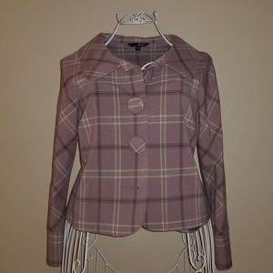 zinc | Jackets & Coats | Zinc Plaid Jacket | Poshmark